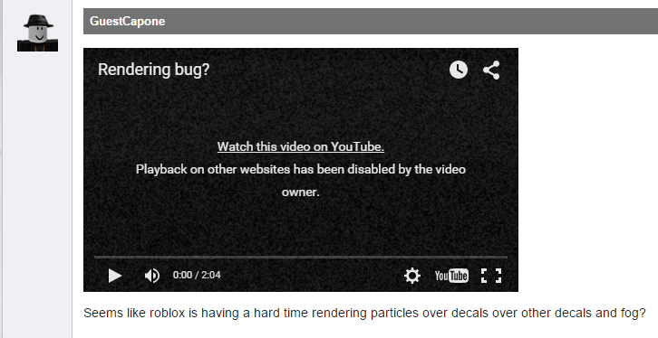Decal/Fog Rendering bug? - Studio Bugs - Developer Forum | Roblox