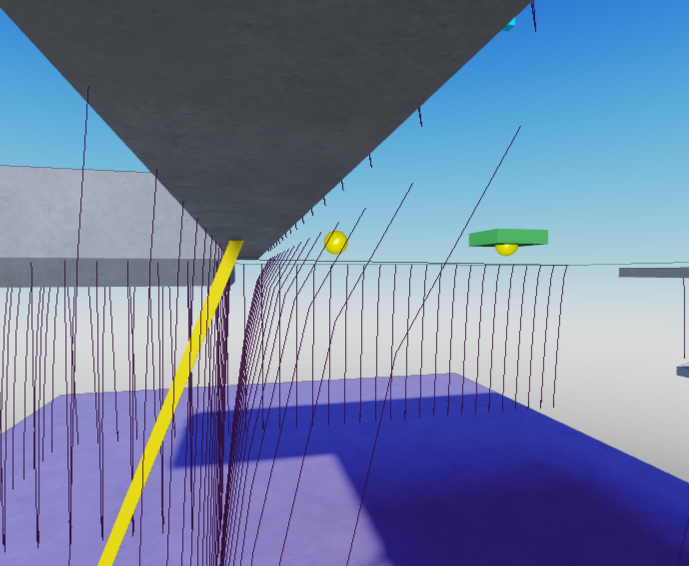 PathfindingService generates Navmesh Jump Paths through Solid Railing ...