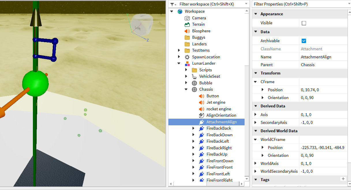 Which mover constraint can keep a part upright but freely rotate? - Scripting Support ...