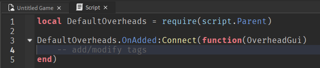 DefaultOverheads - a familiar overhead Gui system - Community Resources ...