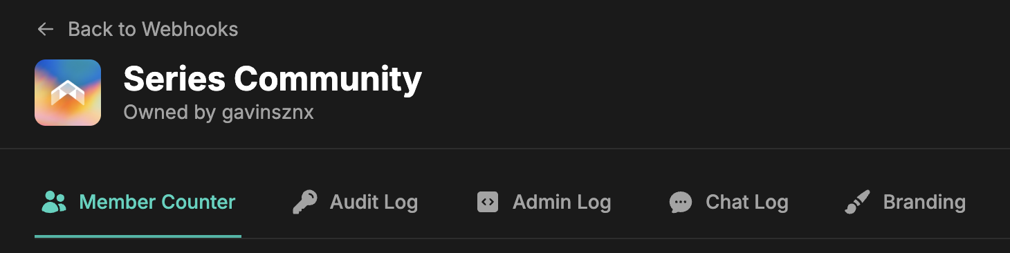 Series Webhooks | Discord webhooks for Roblox groups and experiences ...
