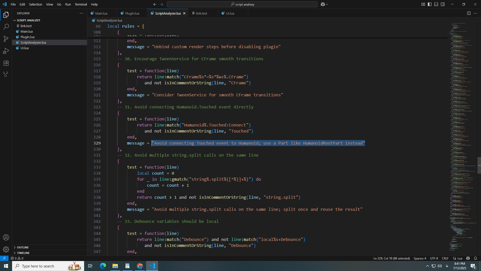 Script Analyzer-Plugin - Creations Feedback - Developer Forum | Roblox