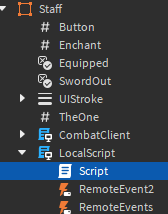 Remote even stops working after cloning a gui its under - Scripting ...