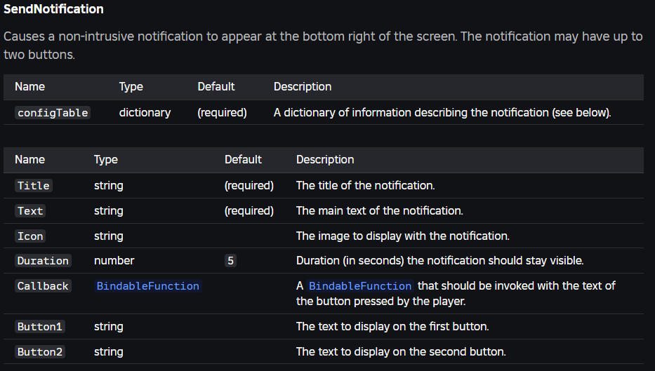[GuiService] "SendNotification is not yet enabled" Error - Scripting ...