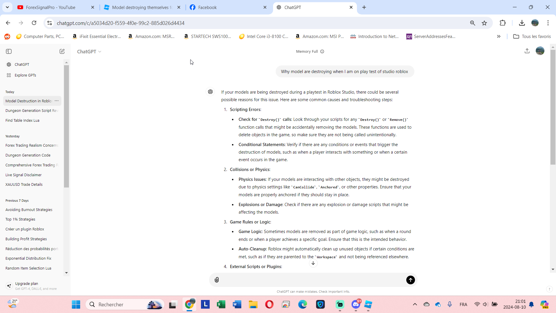 Model destroying themselves for no reason in ReplicatedStorage - Scripting Support - Developer ...