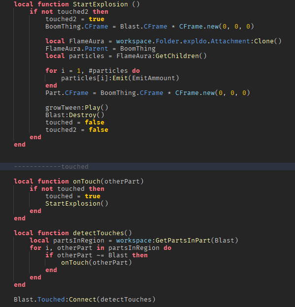 Effect keeps rapid firing when it touches multiple parts - Scripting Support - Developer Forum ...