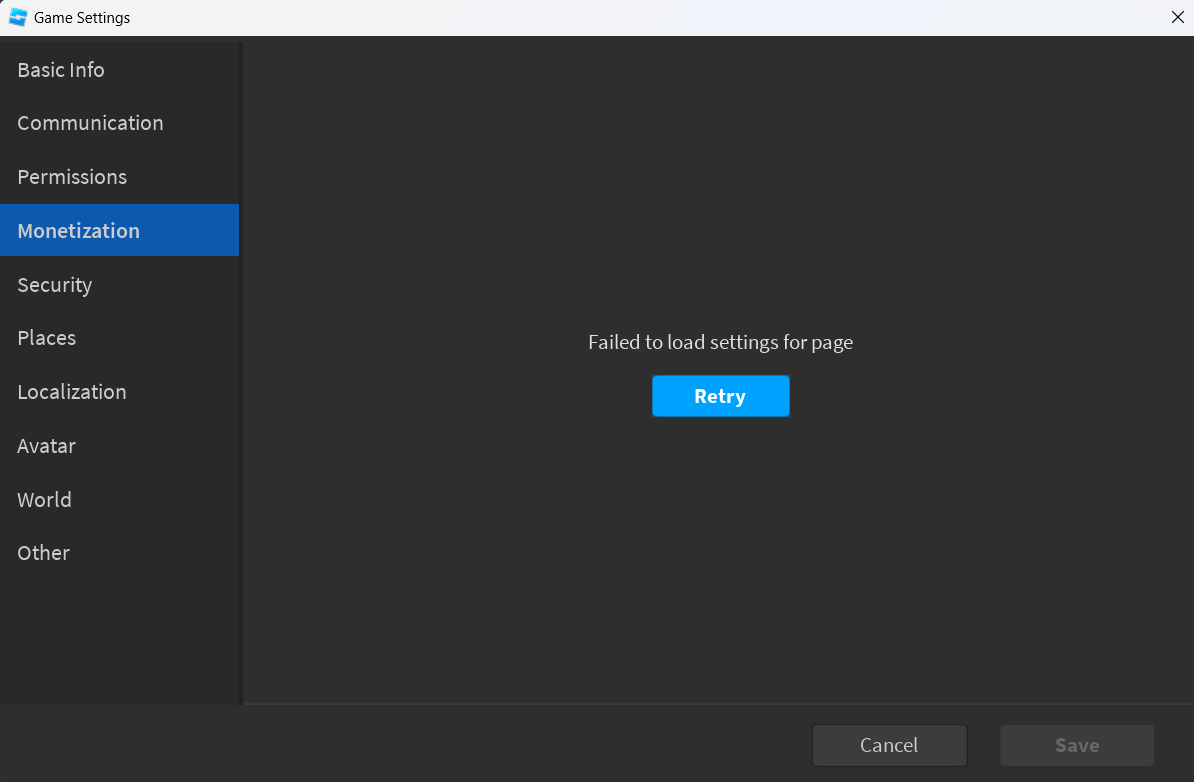I can not make devproduct on monetization page in Studio and web ...