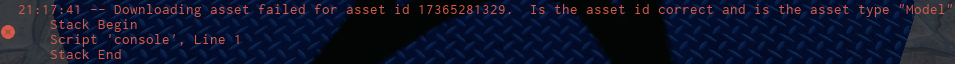 Downloading asset failed for asset id, even though its a Module - Scripting Support - Developer ...