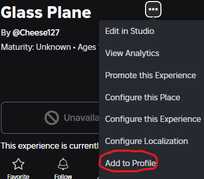Give users the ability to unlist specific group games - Website Features - Developer Forum | Roblox