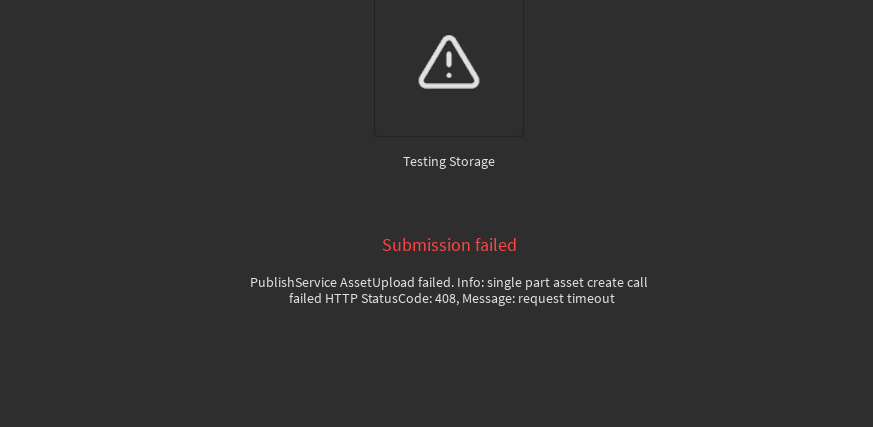 Publishing Errors - Scripting Support - Developer Forum | Roblox