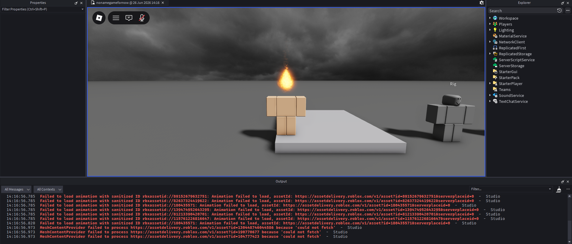 Assets not loading both in the main game and roblox studio (this issue ...