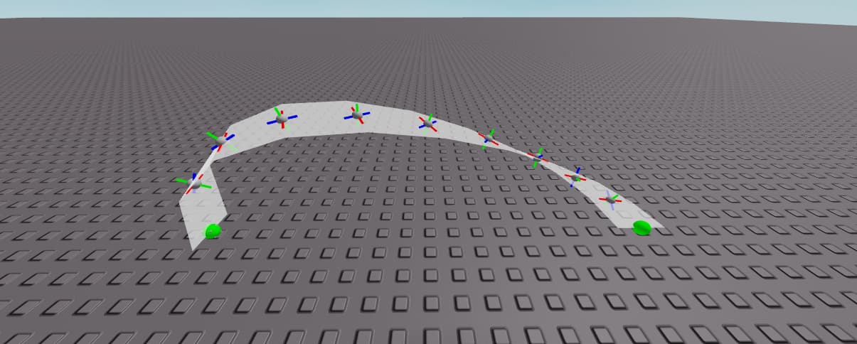 How do i get the CFrame rotation along a beam using the CFrame rotation ...