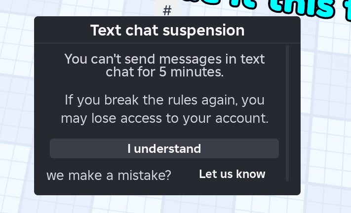 Chat Privileges Taken Away for No Reason - TextchatService AI ...