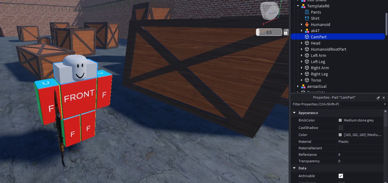 How can i setup a viewmodel campart rig? - Scripting Support - Developer Forum | Roblox