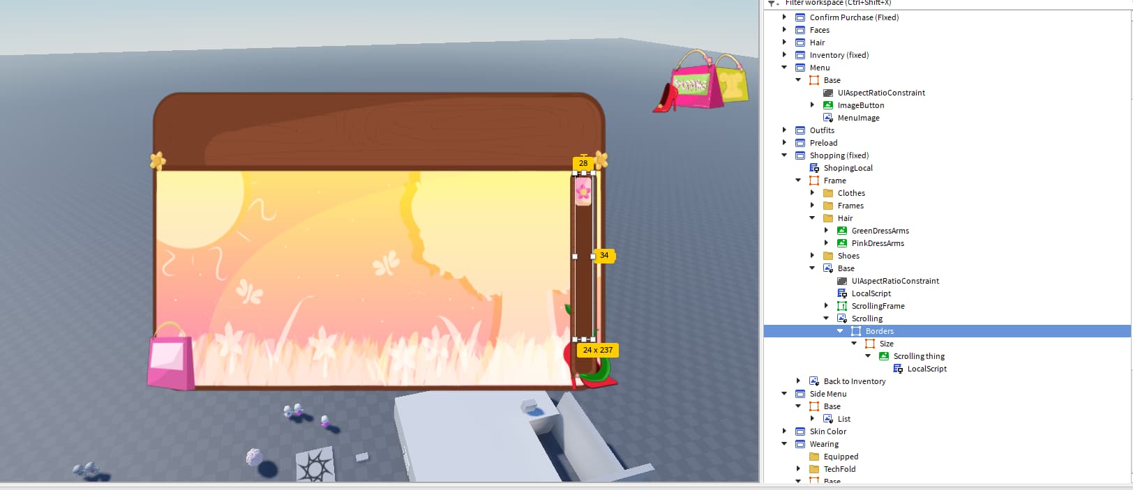 How can I make custom scrolling bar - Scripting Support - Developer ...