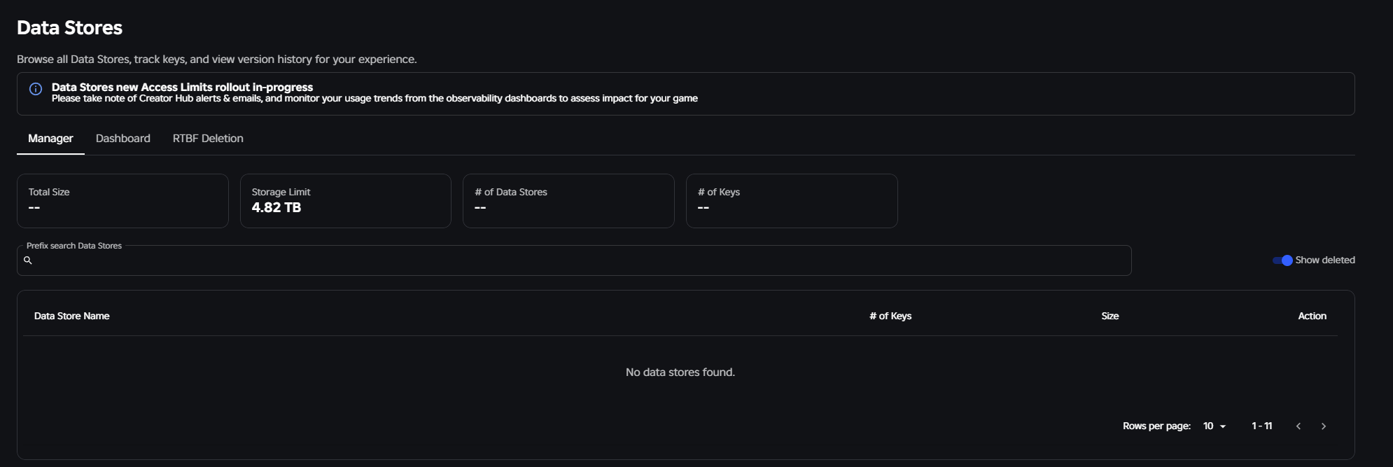 Right to Erasure Requests for games without DataStores enabled - Roblox ...