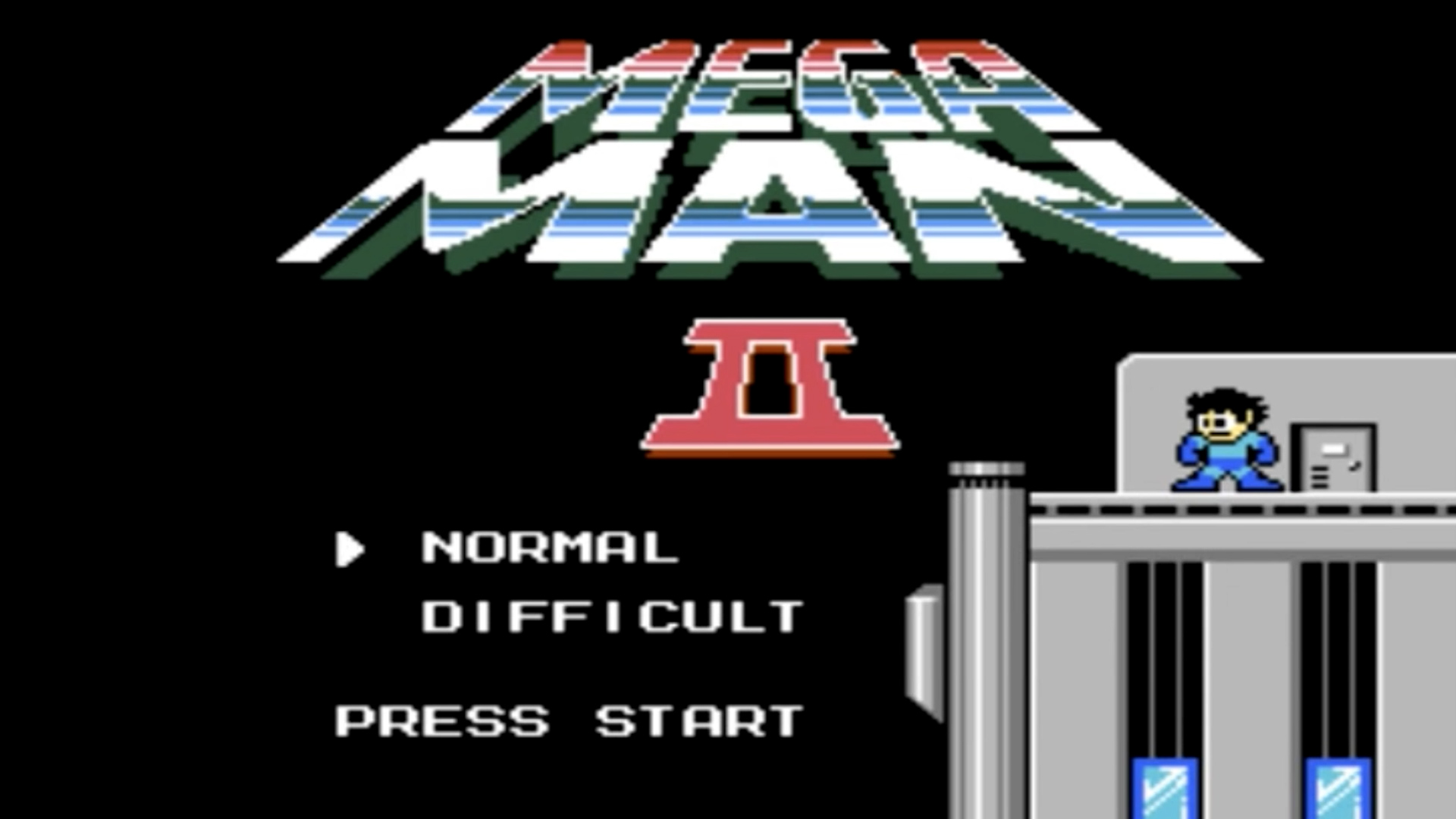 8 Bit Start Screen