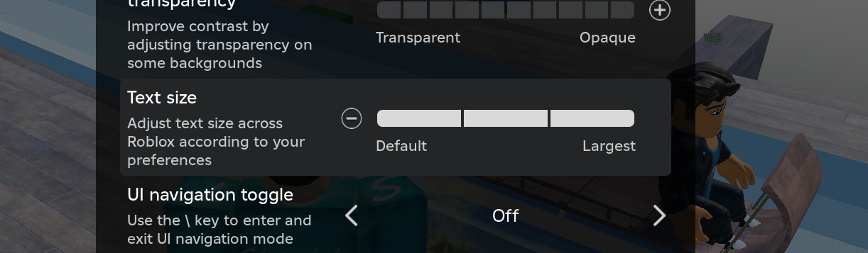 Scaling Text Size Only Scales Roblox Core UI, Except for A Person's ...