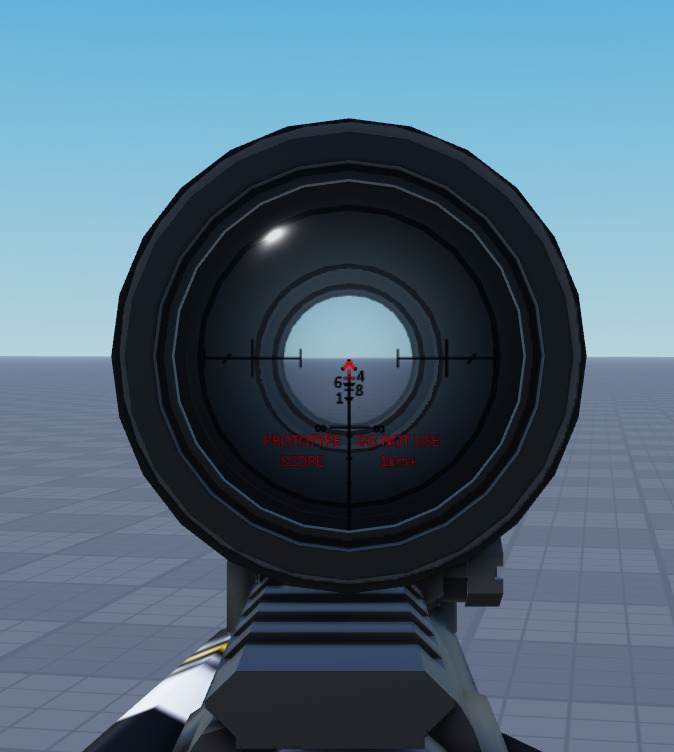 Making 2D scope effect on an 3D scope model - Scripting Support ...