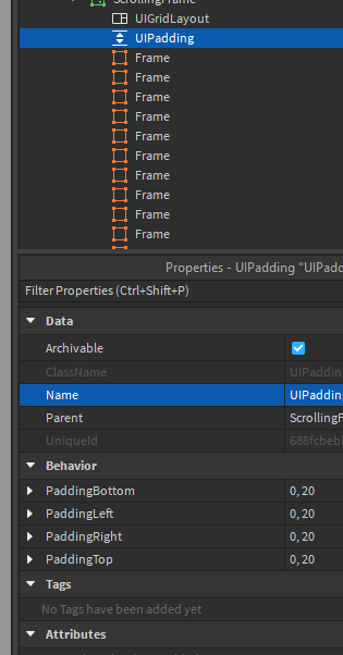 How do I scale a scrollingframe depending on how many children/gui elements it has? - Scripting ...