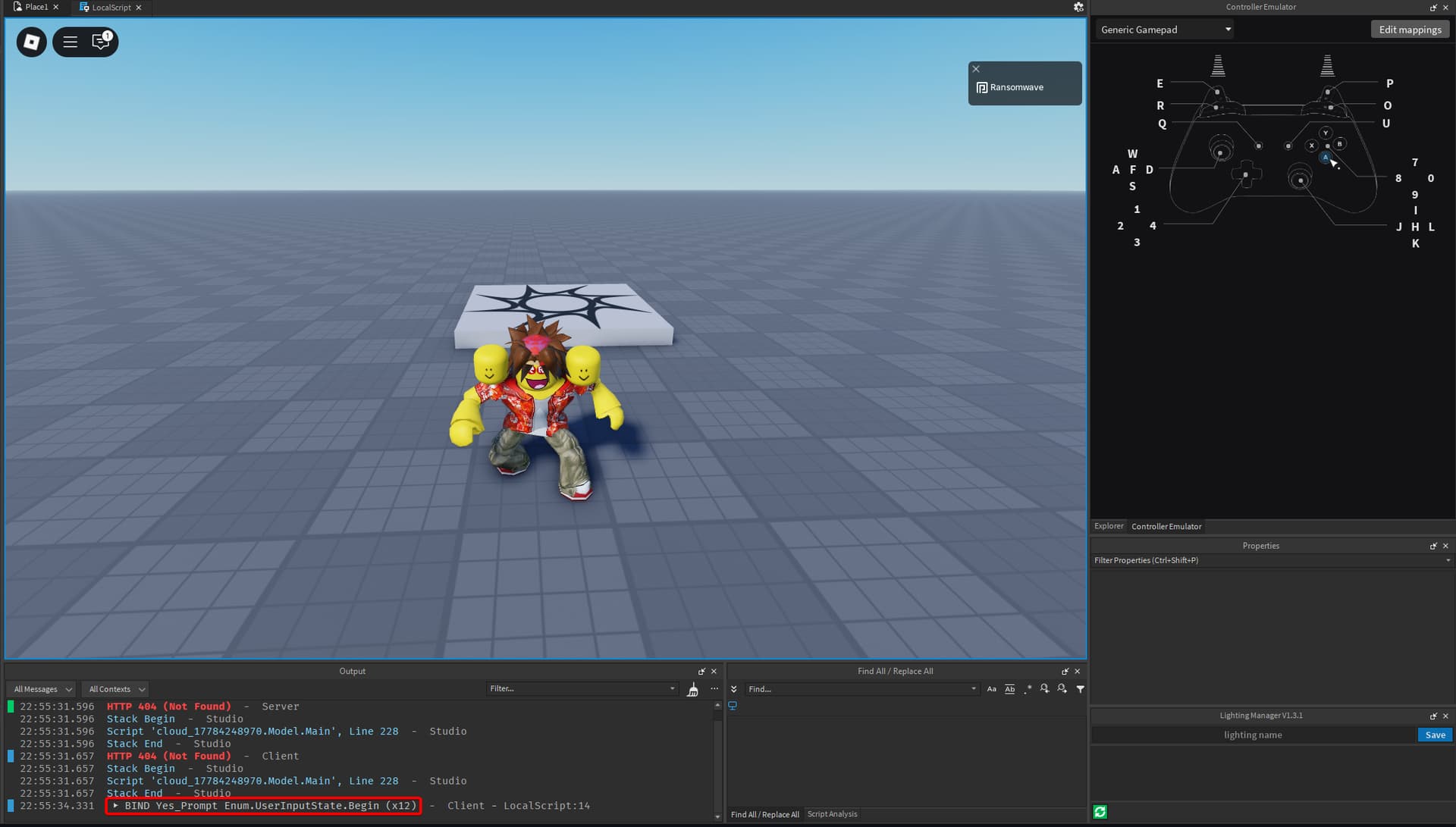 ButtonA binding - Scripting Support - Developer Forum | Roblox