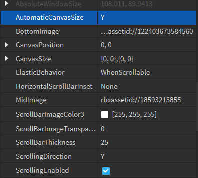 Auto-scroll to new frame added - Scripting Support - Developer Forum | Roblox