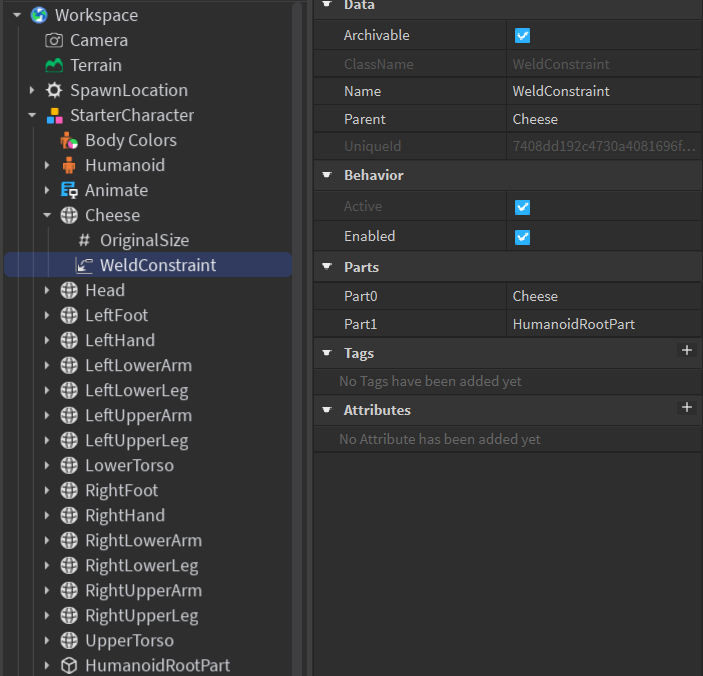 How do you make a part follow a player effectively without it being slower and delayed ...