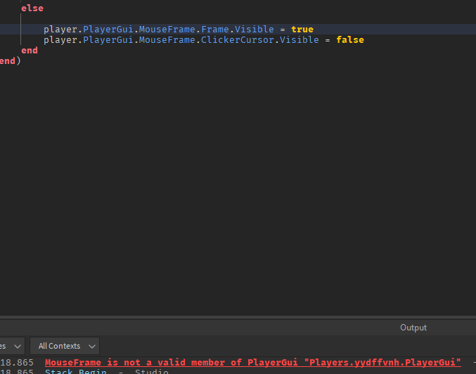 My gui isnt working - Scripting Support - Developer Forum | Roblox