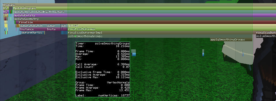 What is solveSmoothingGroups, and what causes it to take up so much frame time? - Scripting ...