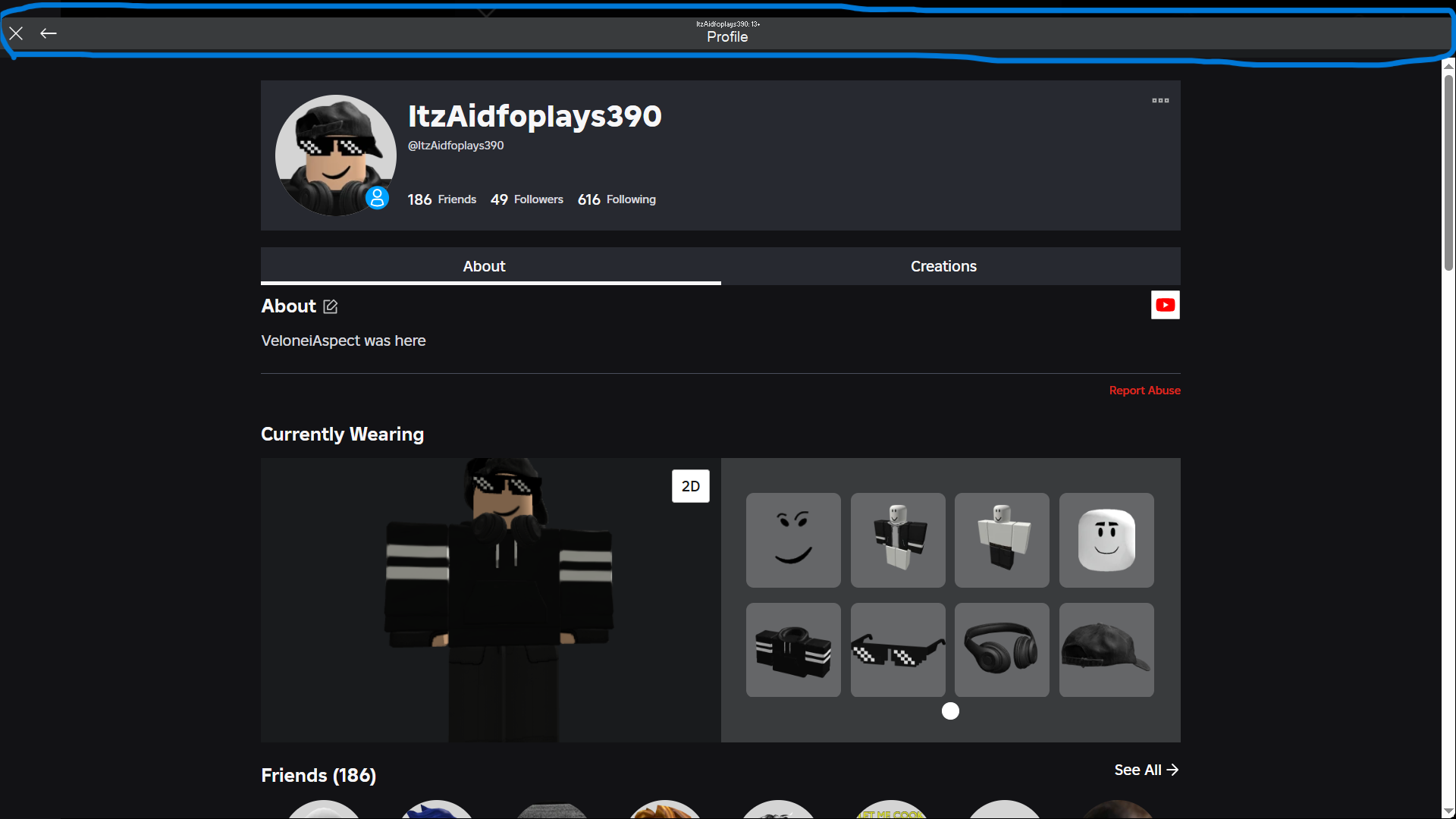 Bugs with the new dark-mode theme - Roblox Application and Website Bugs ...