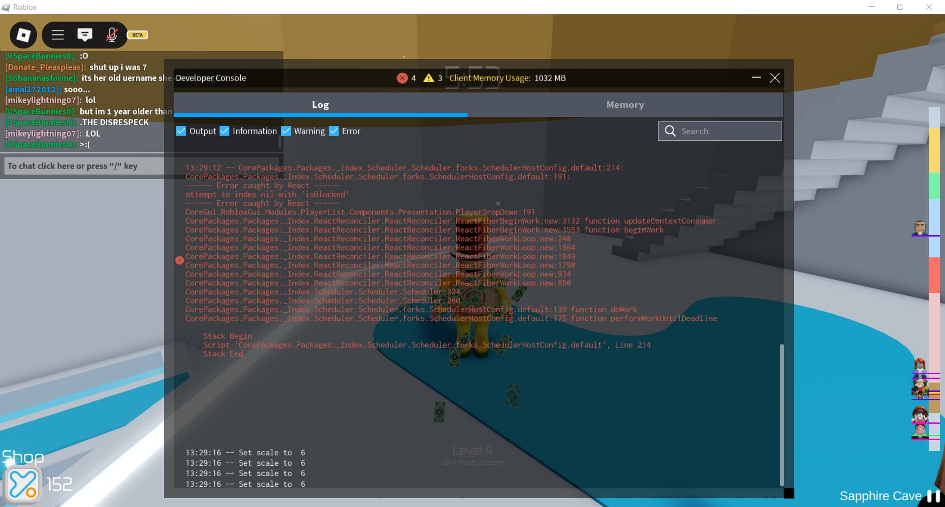 'isBlocked' error makes playerlist inaccessible on Roblox, requiring you to rejoin - Roblox ...