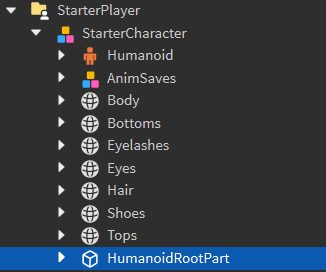 Starter Character Skinned Mesh - Building Support - Developer Forum | Roblox