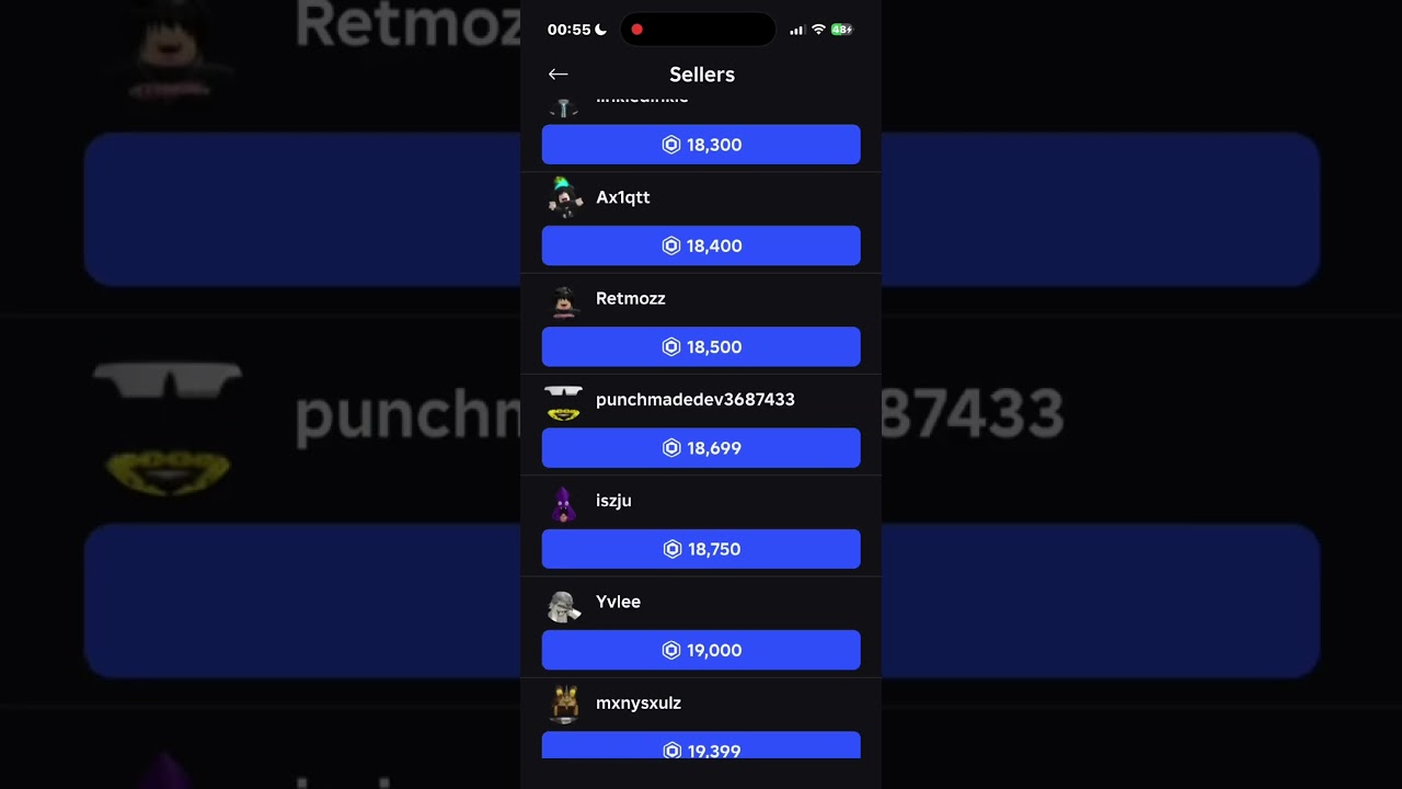 Limited-specific UI is shifted up on mobile - Roblox Application and ...