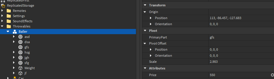Doing PivotTo explodes model, only in game - Scripting Support ...