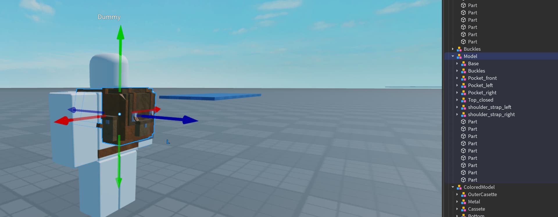 How to weld a model with multiple parts to a players character? - Scripting Support - Developer ...