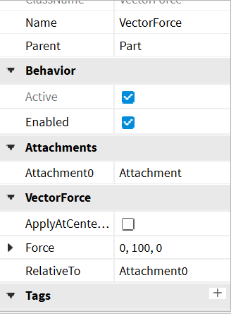 Vectorforce not working - Scripting Support - Developer Forum | Roblox