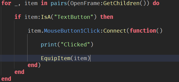 How do i stop a tool equipping multiple times in a for loop? - Scripting Support - Developer ...