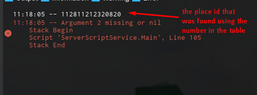 Argument 2 missing or nil (TeleporterService) - Scripting Support - Developer Forum | Roblox