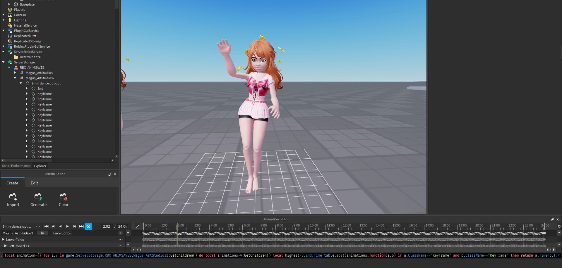 Live Animation Creator Command Line Optimization Functions (Reduce Keyframes, Looping Forward ...