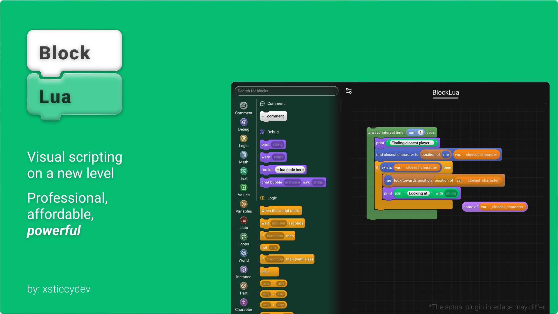 BlockLua | Roblox Visual Scripting like Scratch! - Community Resources - Developer Forum | Roblox