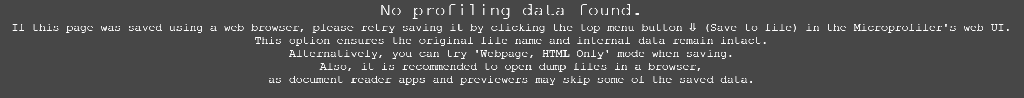 MicroProfiler dumps fail to load - Engine Bugs - Developer Forum | Roblox