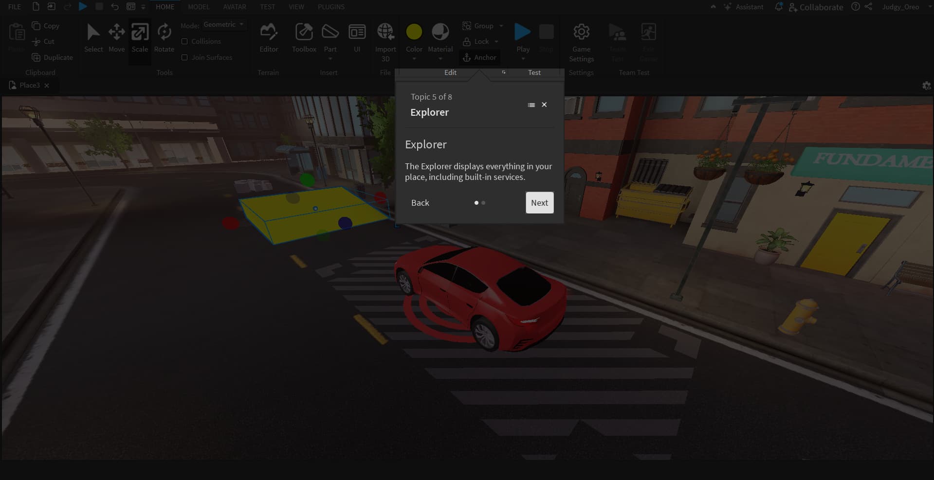 Studio Tour: Explorer highlight prevents progression - Studio Bugs ...